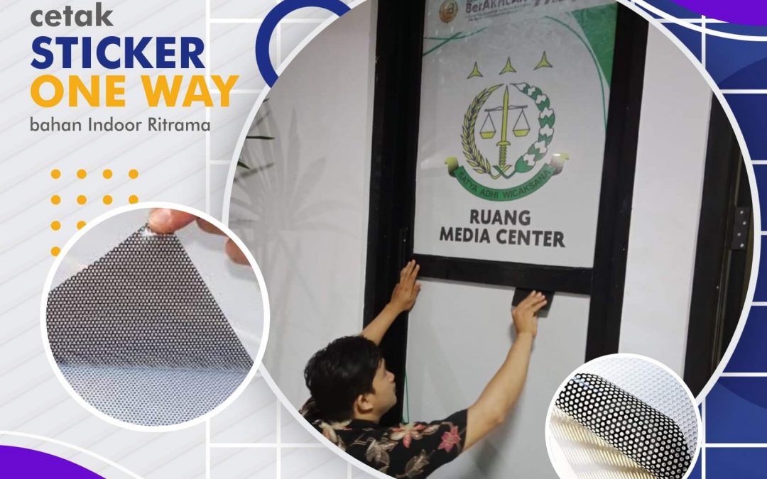 Sticker One Way | Dea Grafika