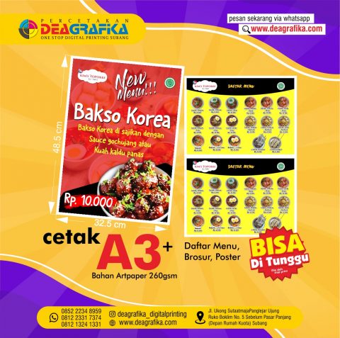 Menu Makanan - DEA GRAFIKA
