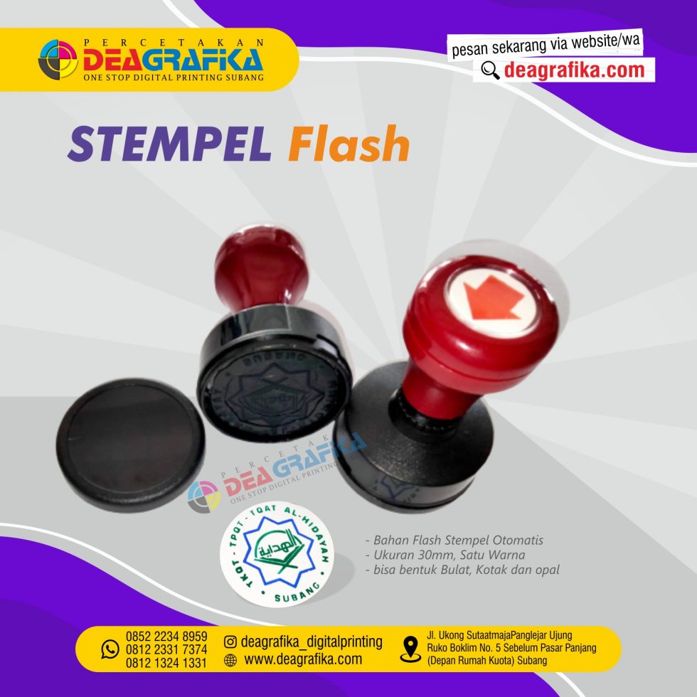STEMPEL FLASH OTOMATIS - DEA GRAFIKA