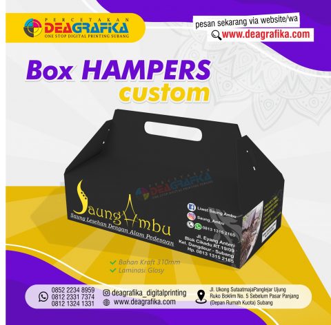 Box Hampers Custom - DEA GRAFIKA