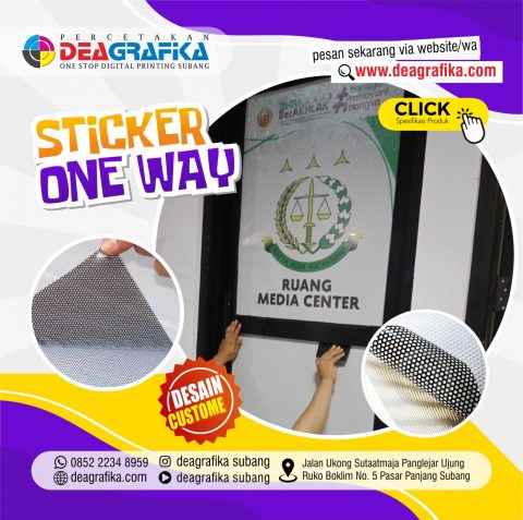 STICKER ONE WAY - DEA GRAFIKA