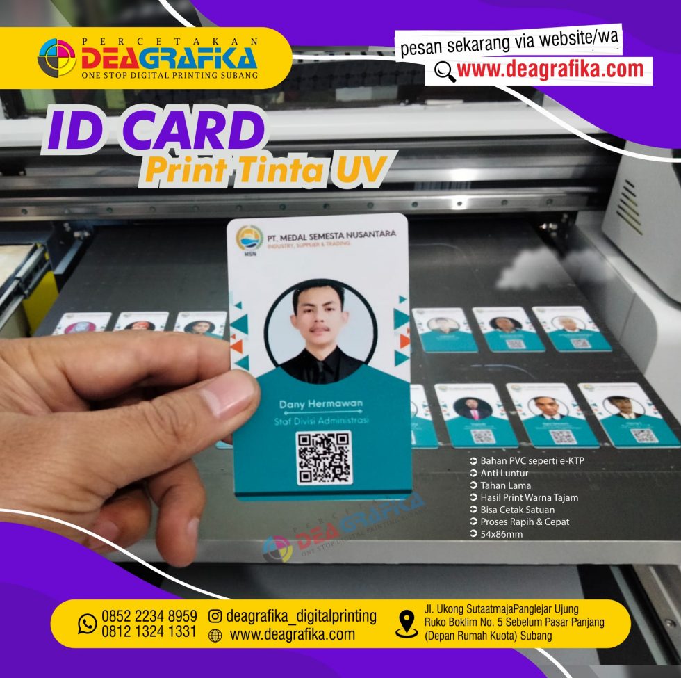 Cetak ID Card UV - DEA GRAFIKA