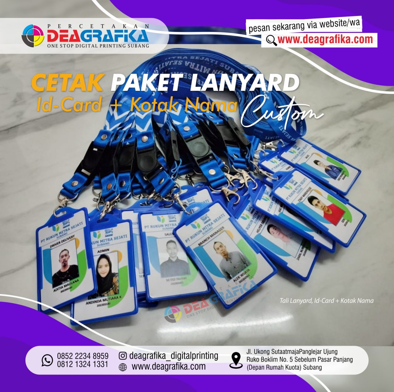 Paket ID CARD + LANYARD - DEA GRAFIKA