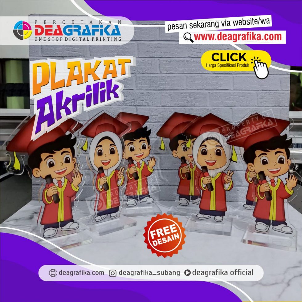 PLAKAT PIALA WISUDA PAUD - DEA GRAFIKA