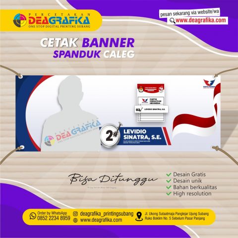 Spanduk Banner Caleg 2023 - DEA GRAFIKA