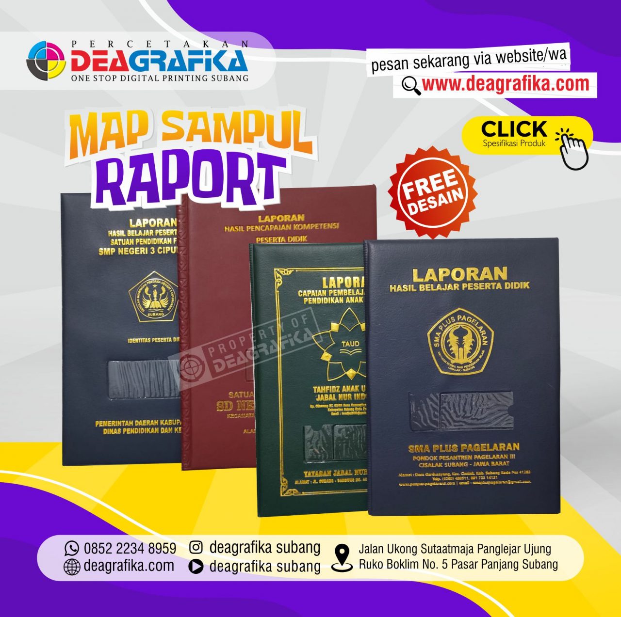 MAP SAMPUL RAPORT K13 - DEA GRAFIKA