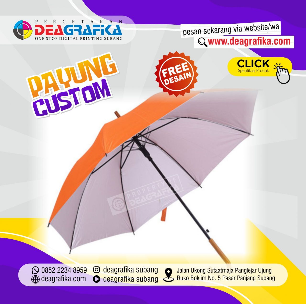 PAYUNG CUSTOM - DEA GRAFIKA