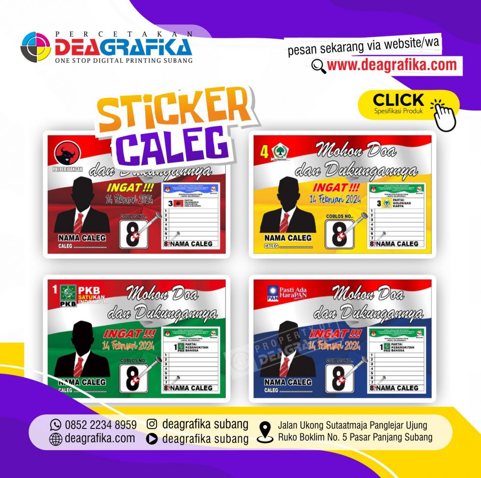 STICKER CALEG - DEA GRAFIKA