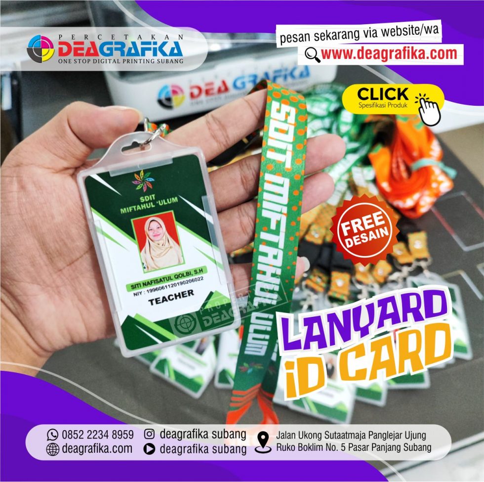 LANYARD SEKOLAH + ID-CARD - DEA GRAFIKA