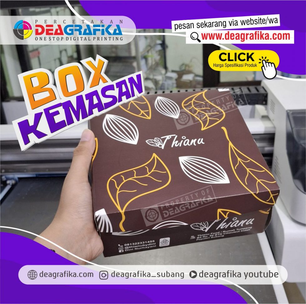 DUS BOX NASI KEMASAN DUPLEX - DEA GRAFIKA