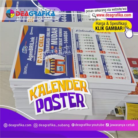 KALENDER DINDING 2025 AGEN BRILINK - DEA GRAFIKA
